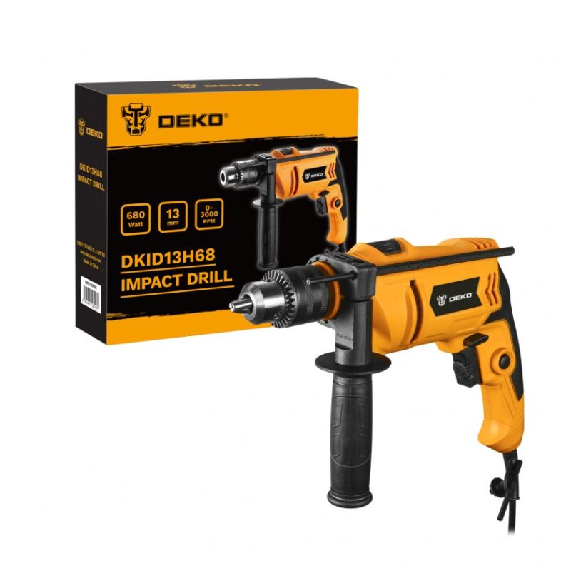 Ηλεκτρικό Κρουστικό Δράπανο 680W DEKO DKID13H68 - DekoTools